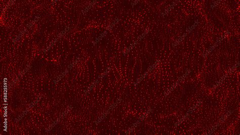 Red Communication And Technology Network Background Withm Oving Lines And Dots Beautiful Motion