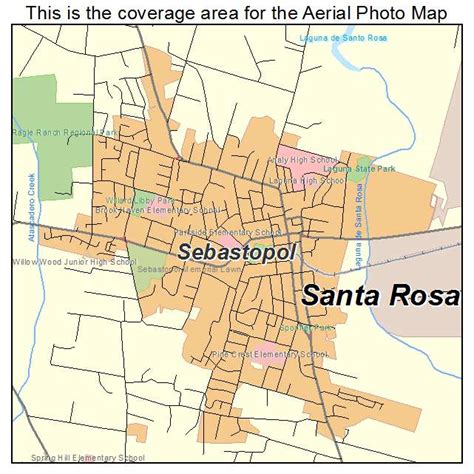 Mapa De Sebastopol California