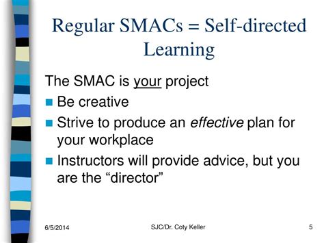 PPT Guidance For Self Directed Managerial Application Component SMAC PowerPoint Presentation