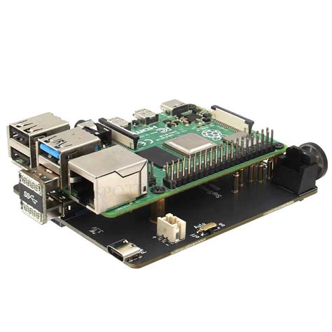 X873 Raspberry Pi 4 USB To M 2 NVMe SSD Expansion Board NAS Support
