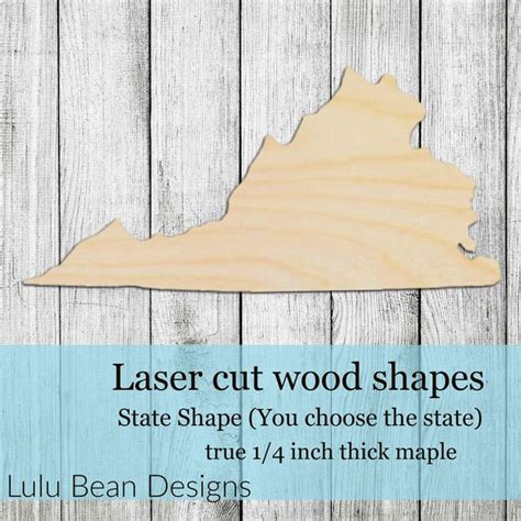 State Shape Etsy