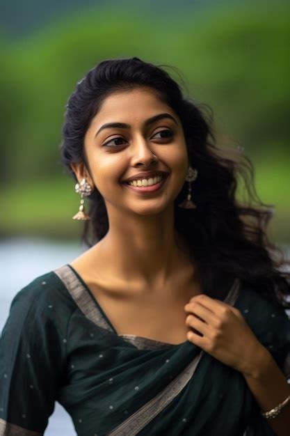 Premium Ai Image Beautiful Sri Lankan Woman In Water