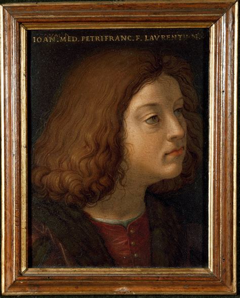 Portrait Of Lorenzo Di Pierfrancesco De Medici Called Lorenzo Il Popolano