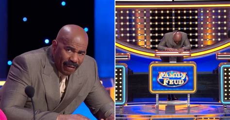 'Family Feud' host Steve Harvey breaks down at his podium begging for a sensible answer - Market ...