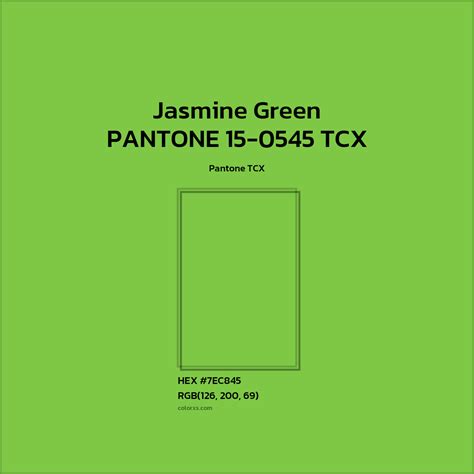 About Pantone 15 0545 Tcx Jasmine Green Color Color Codes