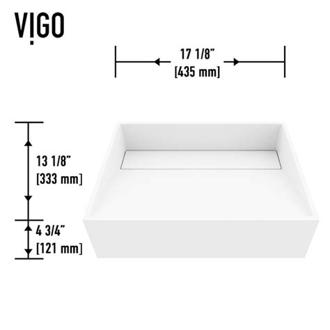 Starr Modern White Matte Stone 17 In L X 13 In W X 5 In H