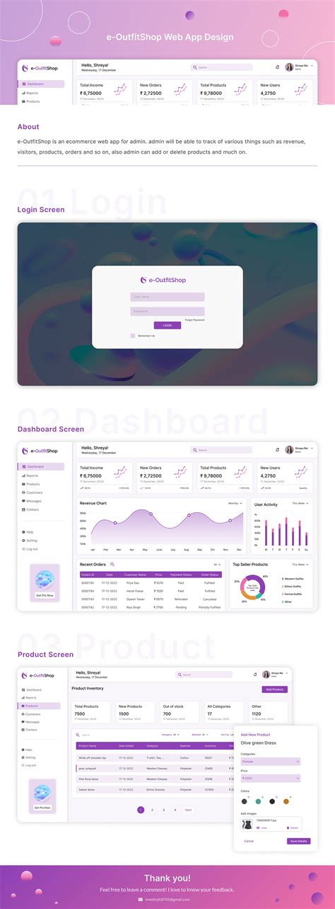 web app design on behance