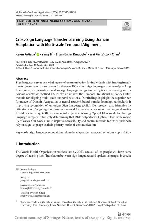 cross sign language transfer learning using domain adaptation with