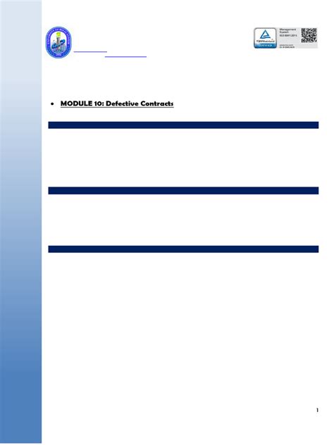 Unit 5 Module 10 Pdf Annulment Ratification