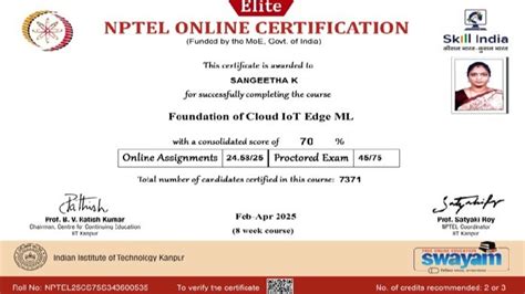 mastering next gen tech nptel s 8 week journey into foundation of cloud iot edge ml