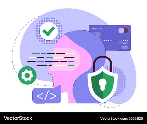Using Artificial Intelligence Virtual Assistant Vector Image
