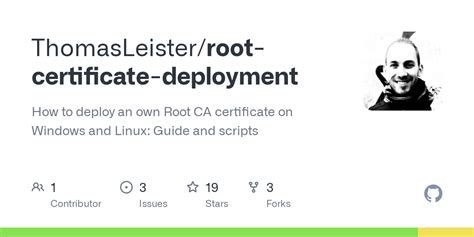 Github Thomasleisterroot Certificate Deployment How To Deploy An