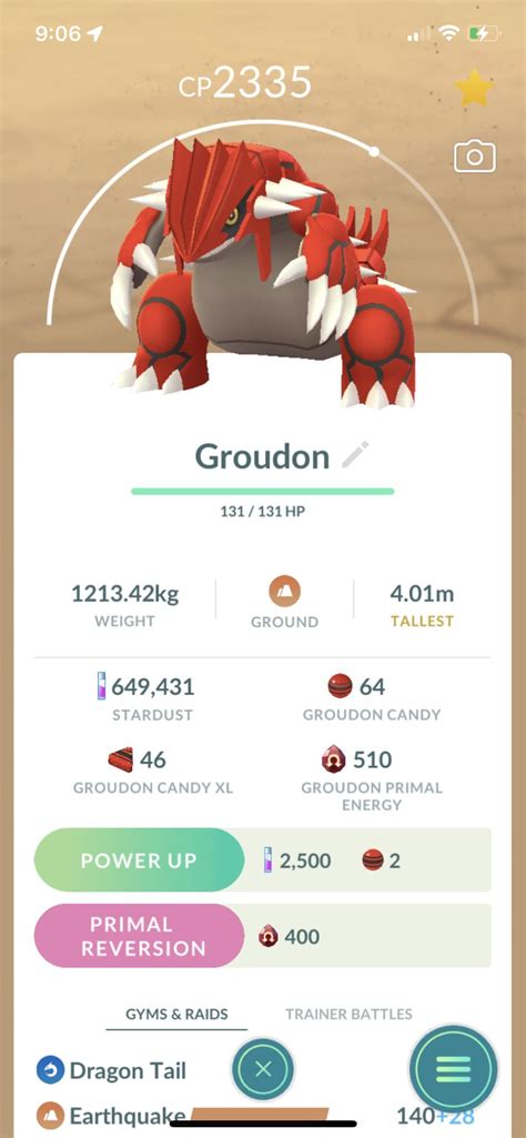 Groudon Caught After Even Doesnt Have Precipice Blades R Thesilphroad