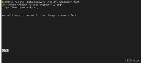 Testdisk恢复分区 Testdisk恢复分区教程 Csdn博客