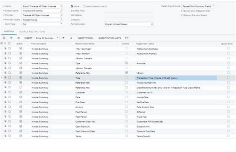 Export Ar Invoices And Memo Not Returning Any Data Please Help