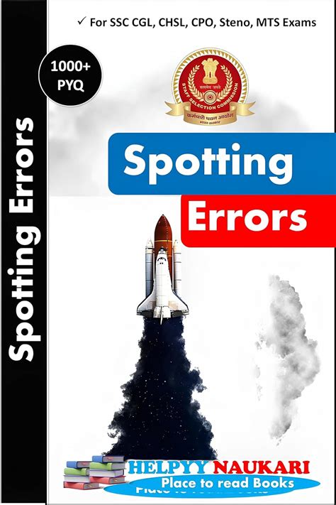 Spotting Errors English Grammar For Ssc Cgl Chsl Cpo Steno Mts Exams 1000 Previous Year