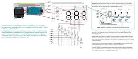 Converting 2 Digit Multiplexed 7 Segment Led Signal To 128 X 64 Oled