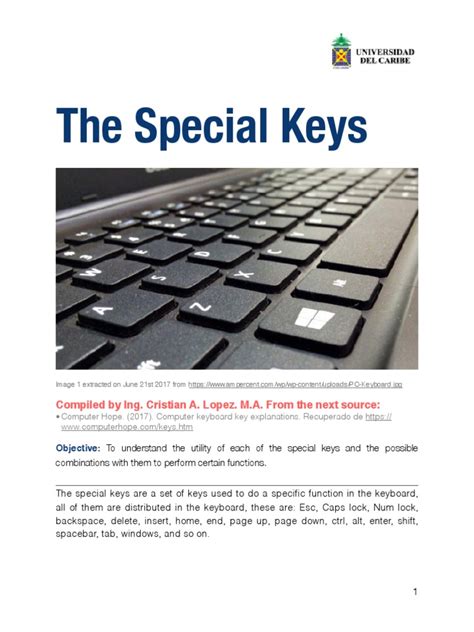 the special keys pdf pdf control key computer keyboard