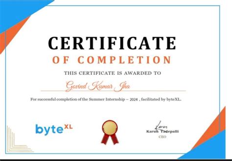 Govind Jha On Linkedin Internship Learningjourney Bytexl Paruluniversity