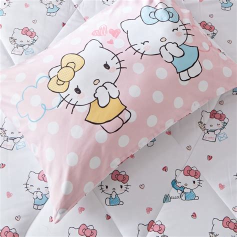 Buy Hello Kitty 2 Piece Single Comforter Set 135x220 Cm Online In Uae