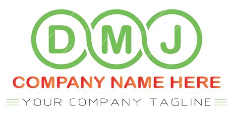Premium Vector Dmj Letter Logo Design