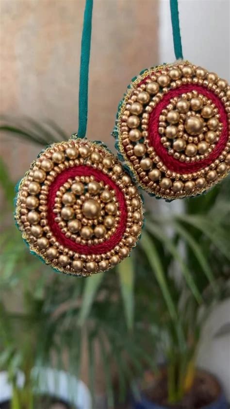 Hand Embroidered Tassels Video In 2025 Simple Rangoli Designs