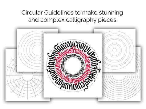 Guidelines And Grids Procreate Calligraphy Pack Grid Templates Lettering Guide Ipad Art Etsy