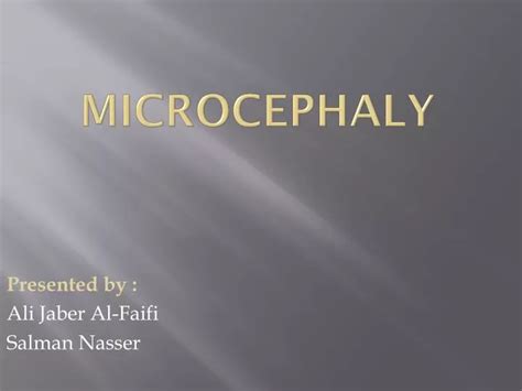 Ppt Microcephaly Powerpoint Presentation Free Download Id2263678