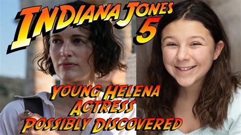 Indiana Jones 5 Possible Young Helena Actress Discovered Imogen Inman ~ Dial Of Destiny Youtube