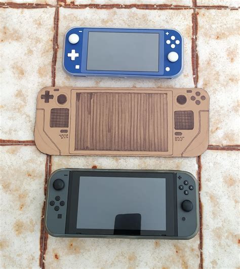 Switch Family SIZE Comparison SteamDeck