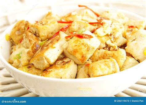 Spicy Hot Bean Curd Stock Image Image Of Dinner Style 286119473