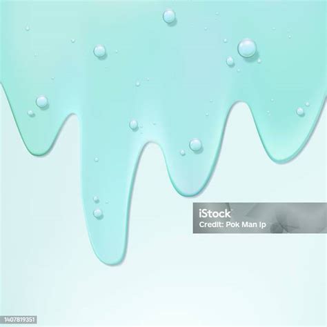 벡터 현실적인 물방울 아름다움과 화장품 포스터 책 표지 또는 광고 배경에 대한 햇빛 아래 파스텔 배경에서 명확한 젤 요소 3d 일러스트레이션 노란색 파란색 또는 분홍색 립