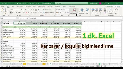 Excel Kar Zarar Tablosu Hesaplama Ve İndirme Kılavuzu ※