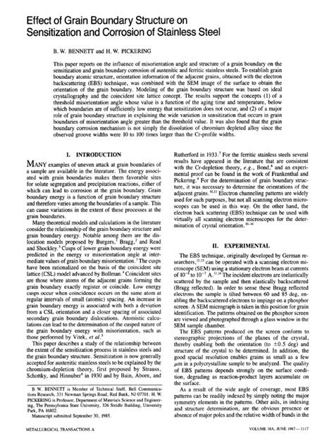 1991 Effect Of Grain Boundary Structure On Pdf