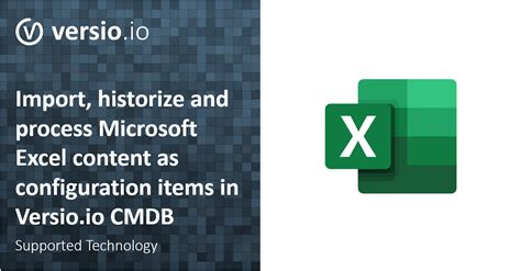 Microsoft Excel CMDB Importer Integration
