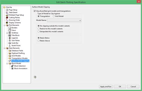 Vulcan File Plot Batch Plotting Data Elements Surface Model