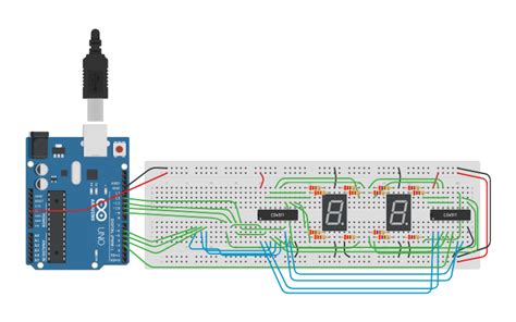 Circuit Design 4511 Arduino Demo Board Tinkercad