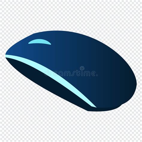 Isometric Gaming Mouse Personal Computer Hardware Components Modern Mouse Stock Vector