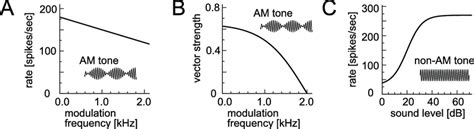 Modeled Input Rates A Modeled Modulation Frequency Dependence Of