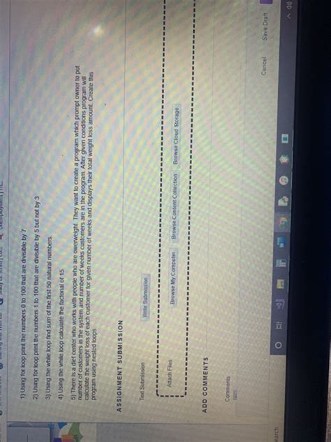 Solved Using For Loop Print The Numbers To That Are Chegg