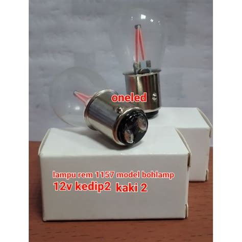 Jual Lampu 1157 Buat Rem Kaki 2 Model Bohlamp 12v Kedip2 Shopee Indonesia