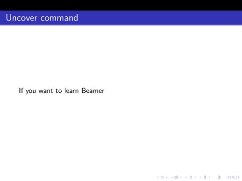 Creating Overlays In Beamer Page Of LaTeX Beamer