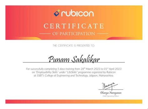 punam sakalikar on linkedin softskillstraining lifeskills rubicon