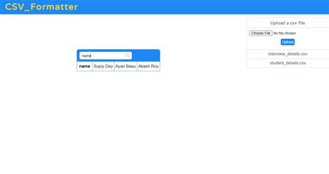 GitHub Antu G CSV Formatter