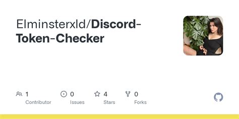 GitHub Elminsterxld Discord Token Checker