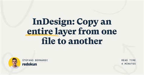 Indesign Copy An Entire Layer From One File To Another Redokun Blog