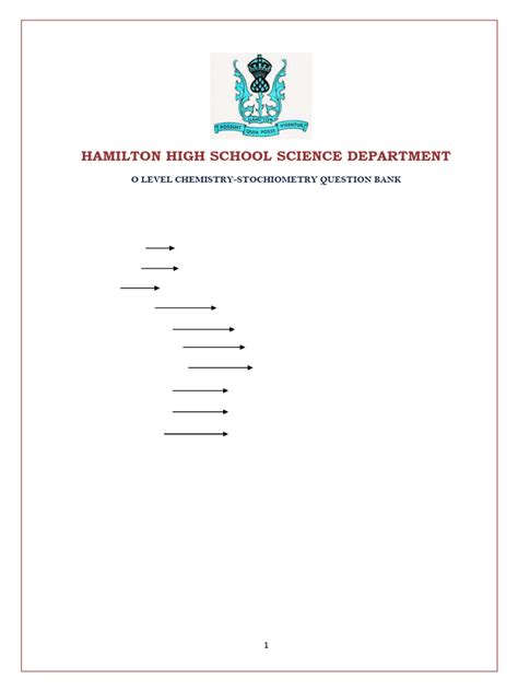 Stochiometry Question Bank Pdf Sodium Hydroxide Acid