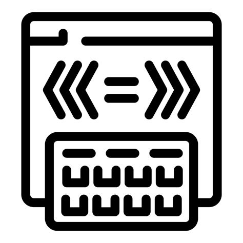 web developer writing code using keyboard and computer 47438494 vector art at vecteezy