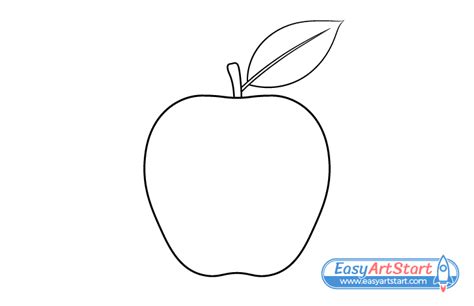 How To Draw An Apple Step By Step EasyArtStart