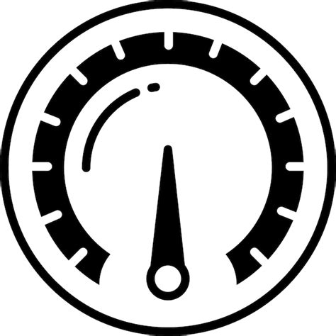 Premium Vector | Car speedometer glyph and line vector illustration
